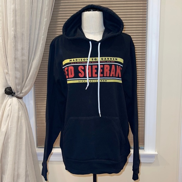 Tops | Ed Sheeran Msg Live Tour Hoodie Sweatshirt | Poshmark